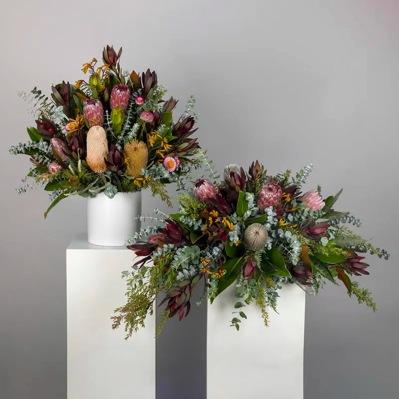 Chapel Flowers and Casket Duo - Native – Golden Sable Florist